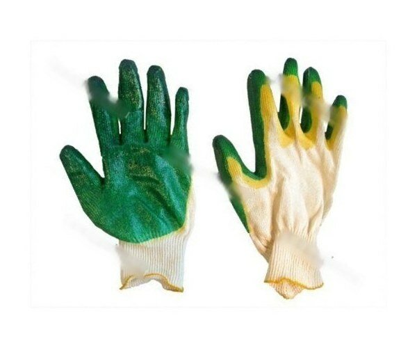 Перчатки х/б Garde двойной облив латекс 13 класса для защиты рук