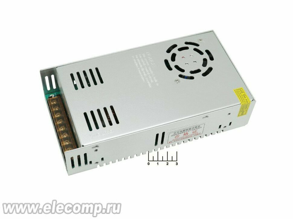 Блок питания 48V 8.3A 400W S-400-48 (с кулером)