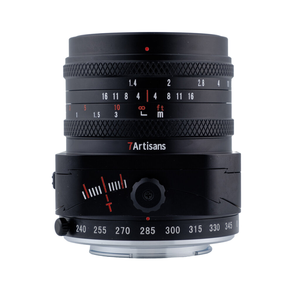 Объектив 7artisans Tilt-shift 50mm F1.4 Fuji (FX Mount), APS-C, черный