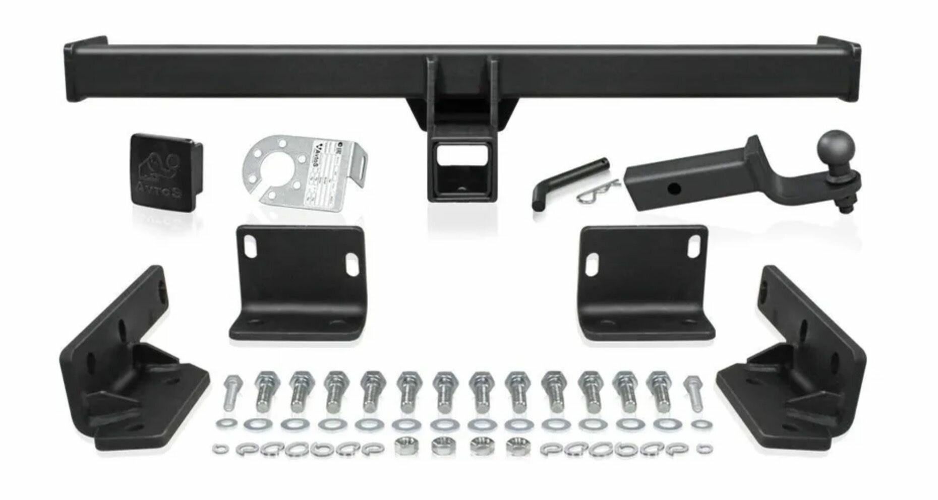 Фаркоп для LEXUS RX (2015-2022), под квадрат 50х50, (без электрики) (паспорт и сертификат) AvtoS. LX03B