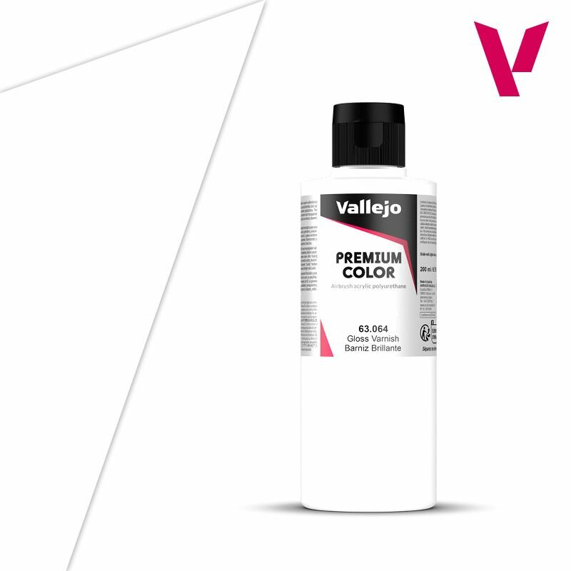 Лак Vallejo серии Premium Color - Gloss Varnish 200мл.