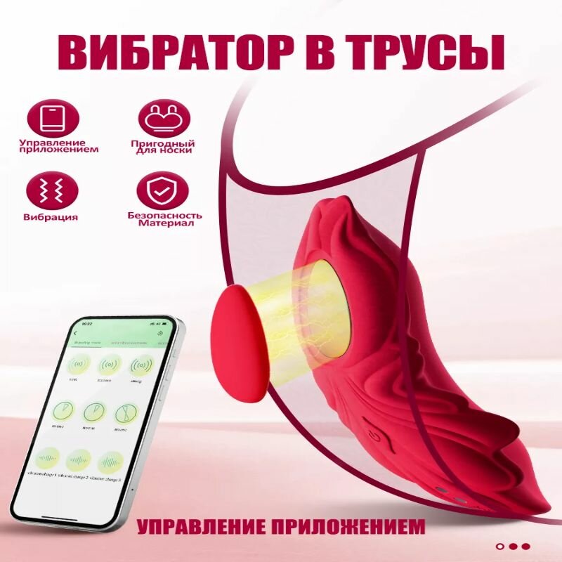 Вибратор с приложением, интимные товары для взрослых 18+