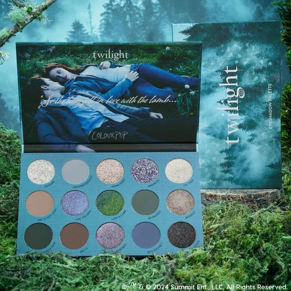 Палитра теней для век Twilight x ColourPop Shadow Palette