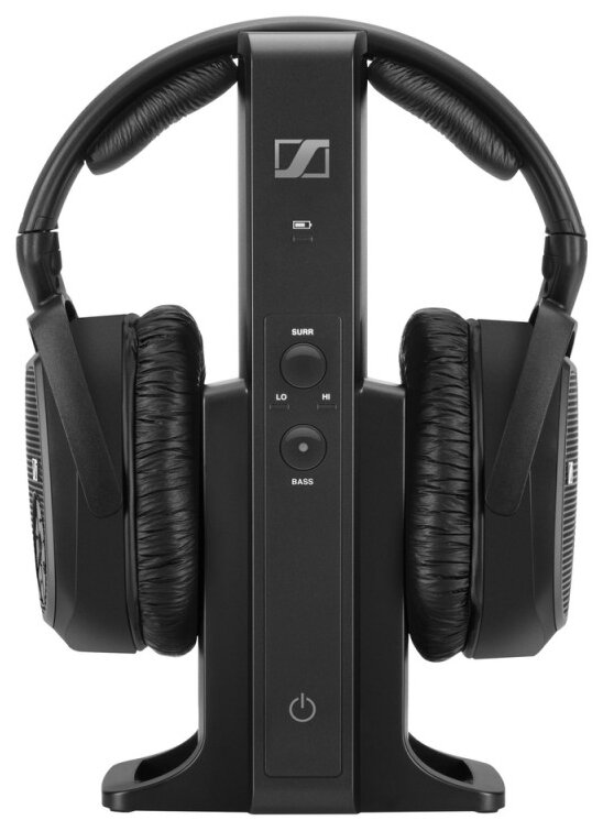 Наушники Sennheiser RS 175, с микрофоном, Bluetooth 5.2, Li-Ion, черные