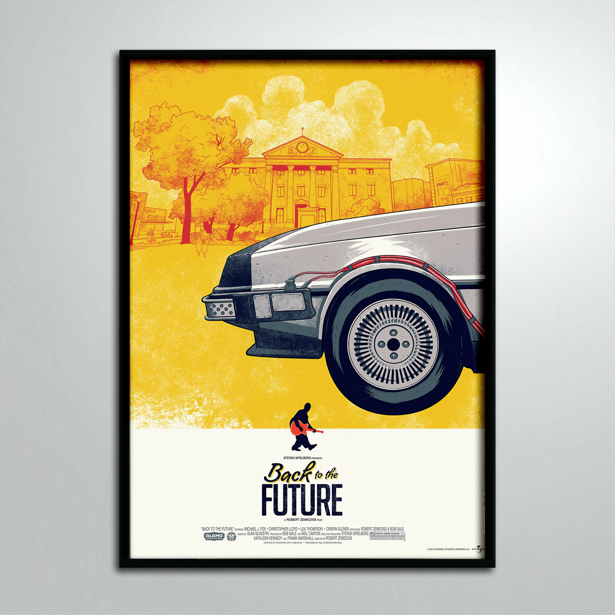 Постер без рамы/ Назад в будущее 1 Триптих