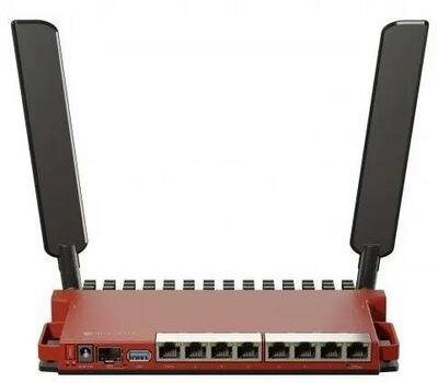 Роутер беспроводной MikroTik L009UiGS-2HaxD-IN AX600 10/100/1000BASE-TX красный