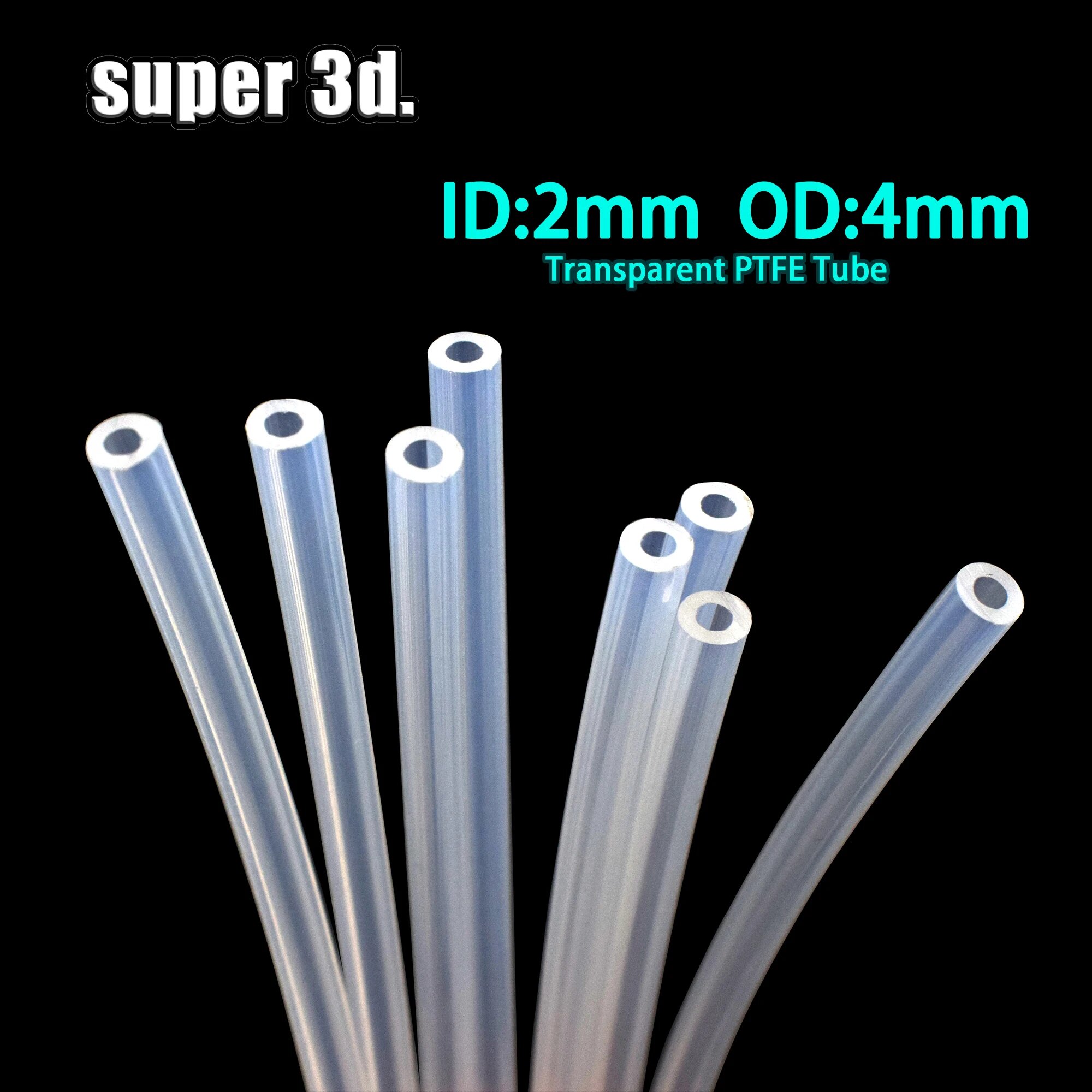 PTFE трубка IdeaFormer 2x4 мм, 1m для 3D-принтера