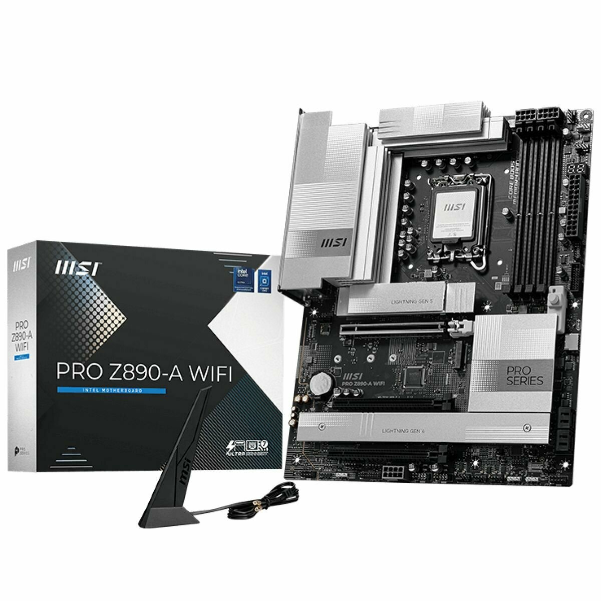 Материнская плата MSI PRO Z890-A WIFI, LGA1851, Intel Z890, ATX, RTL (PRO Z890-A WIFI)