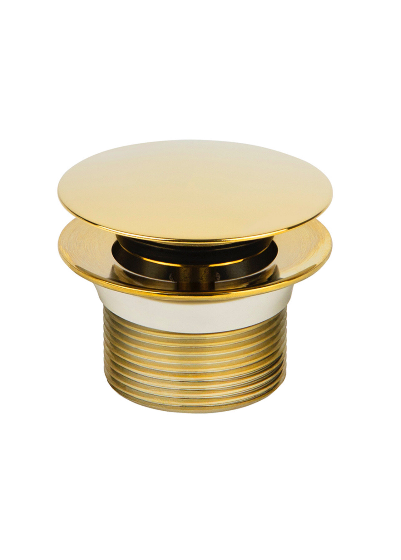 Донный клапан автоматический для ванны KAISER 8004В Gold