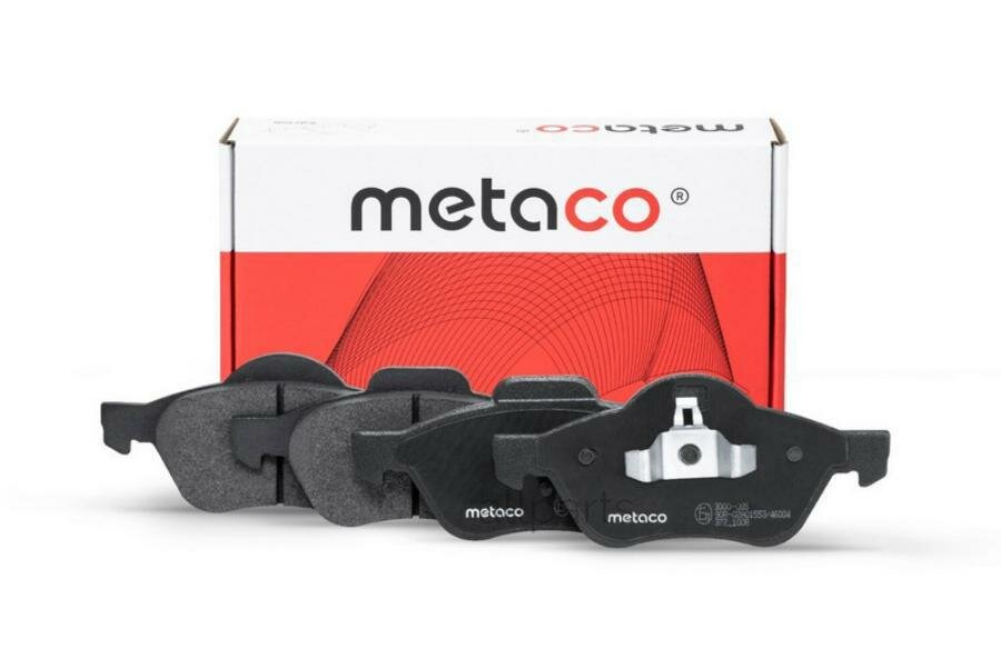 METACO 3000-085 Колодки тормозные передние к-кт Renault Scenic II (2003-2009), Renault Megane II (2003-2009)