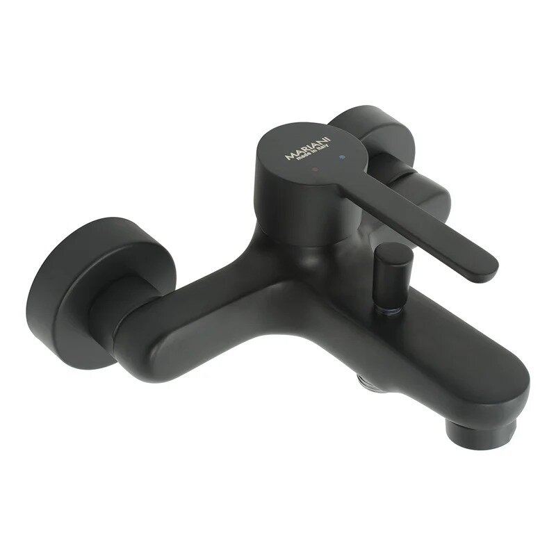 Смеситель для ванны с душем Mariani Winter B14212WN черный матовый