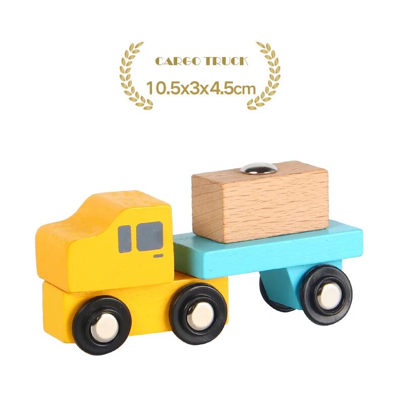 Деревянный грузовик YunDuo BaBy, цвет 4
