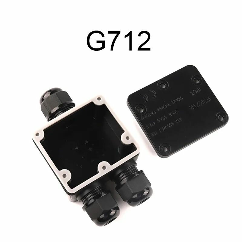 Электрический наружный водонепроницаемый кабельный соединительный провод IP68 41A/450V 3-ходовая распределительная коробка с клеммой для аксессуаров для световой проводки