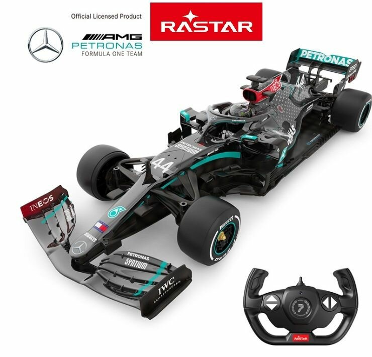 Радиоуправляемая модель болида Формулы-1. RASTAR. Мерседес "Mercedes AMG W11 № 44 Льюис Хэмилтон. (Масштаб 1:18)