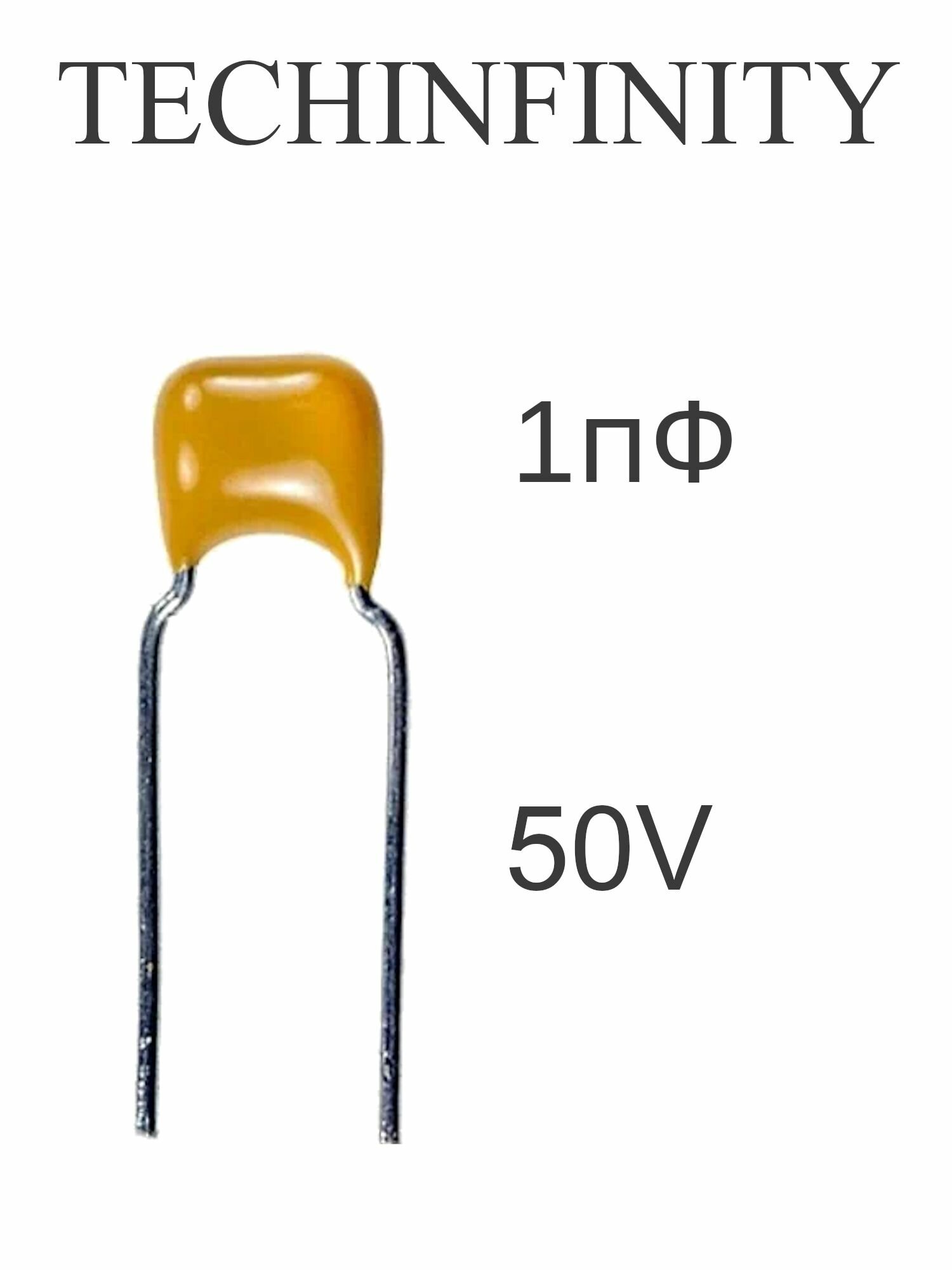 К10-17Б имп. 1пФ NP0, 5% конденсатор керамический 50шт
