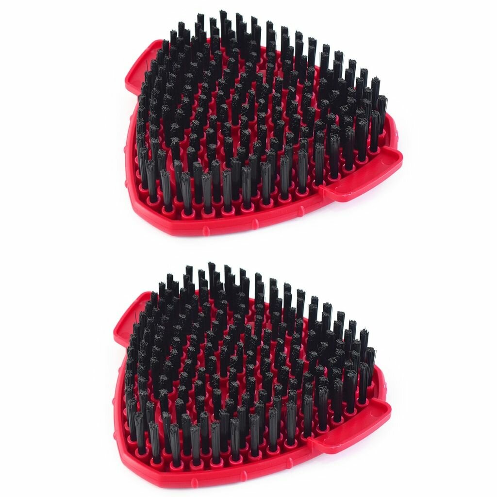 Набор из 2 треугольных моющихся насадок для швабры с впитывающими волокнами для влажной и сухой уборки