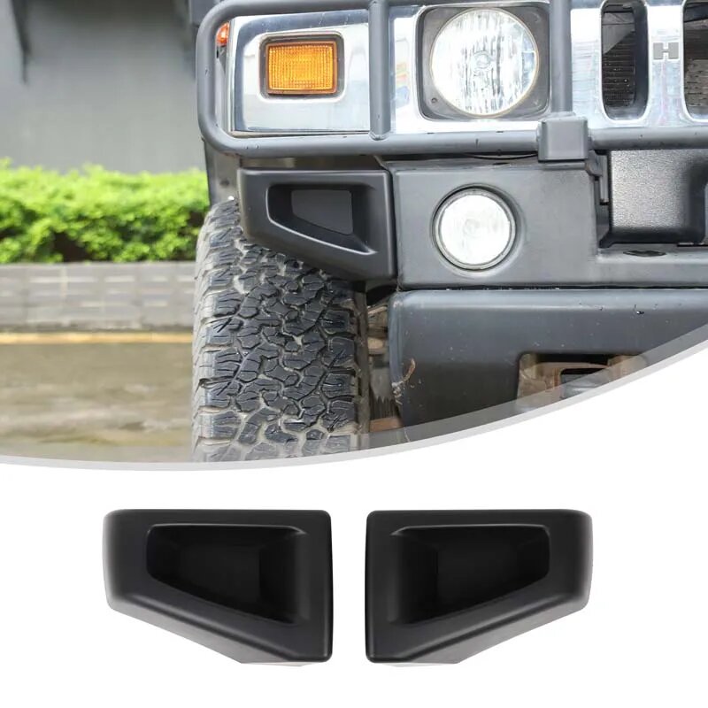 Накладка противотуманных фар Hummer H2 2003-2009, Style A Matte black