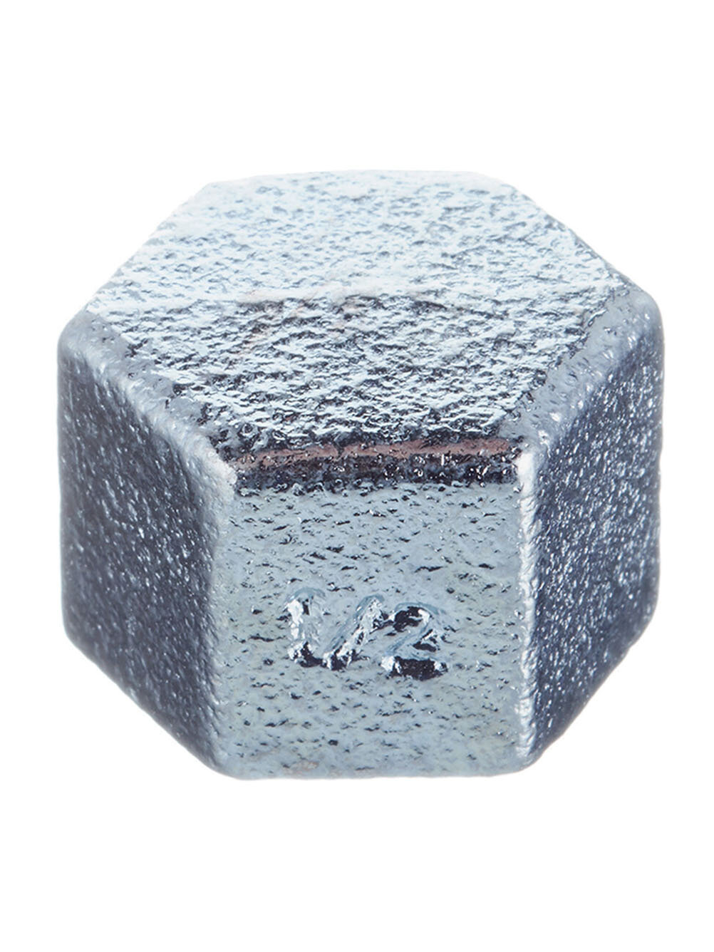 Заглушка 1/2 ВР(г) чугунная оцинкованная