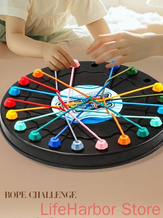 Настольная игра Расстегните веревку Большая битва, логическая головоломка для детей и взрослых, развивающая игра в дорогу и для семейного вечера