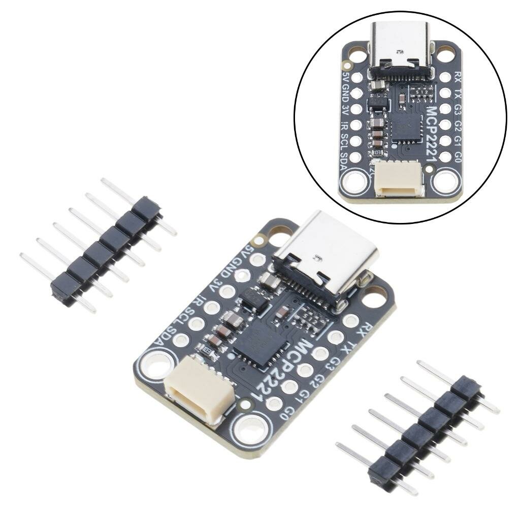 Адаптер USB–GPIO/I²C MCP2221A — фото 1