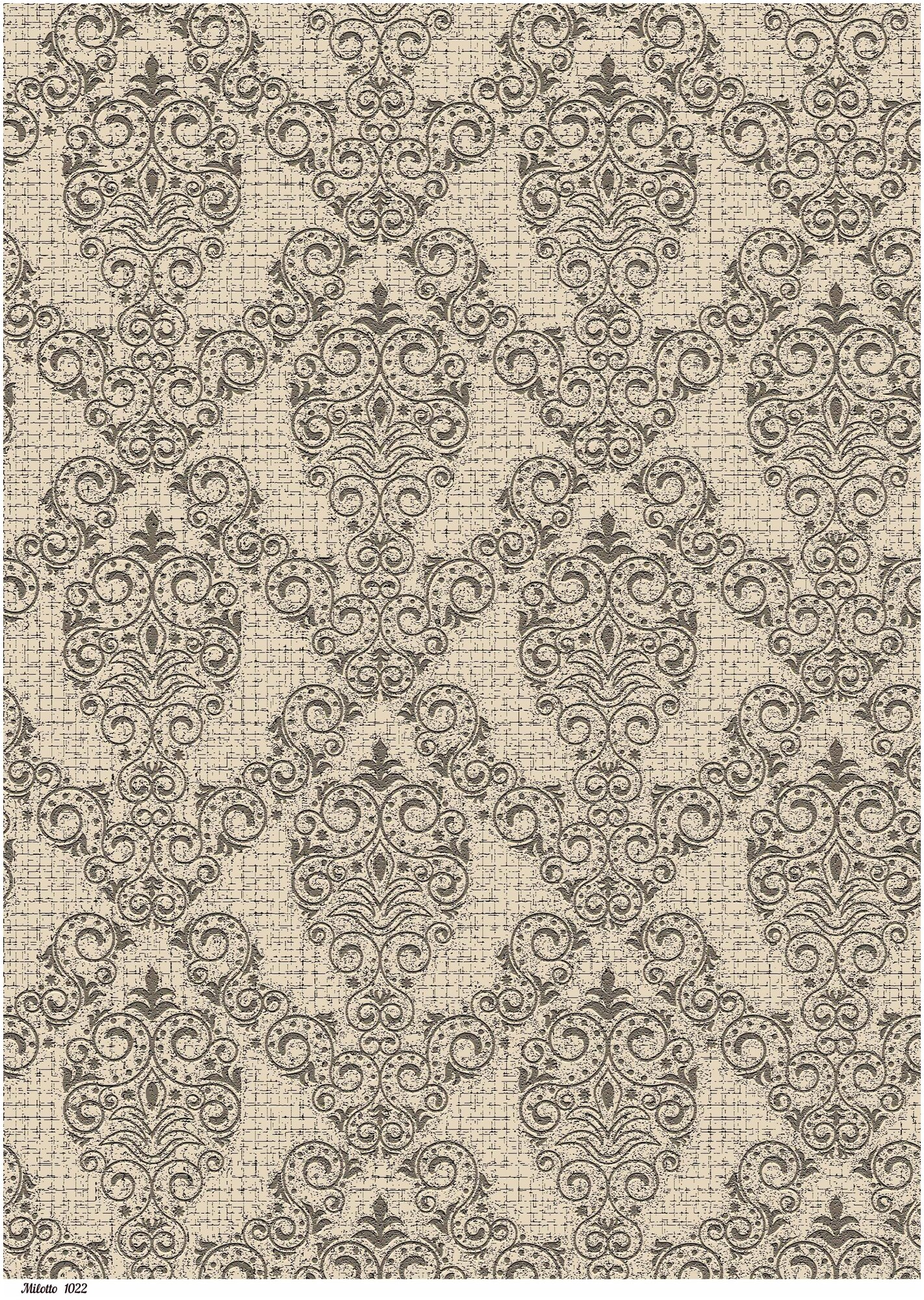 Рисовая бумага для декупажа А4 ультратонкая салфетка 1022 фон узоры винтаж крафт Milotto