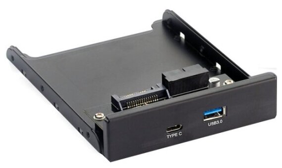 Планка USB на переднюю панель Exegate U3H-617 3,5" EX280447RUS