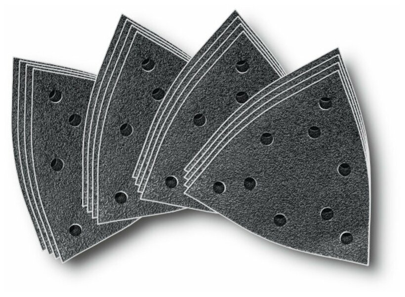 Набор дисков из абразивной шкурки Fein, зерно 60, 80, 120, 180, 16 шт