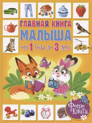 Главная книга малыша от 1 года до 3 лет Фотокнига (ред. Феданова Ю, Скиба Т.)