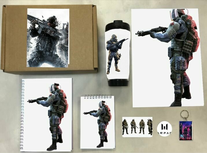 Бокс GOODbrelok принт "Warface" - 0005