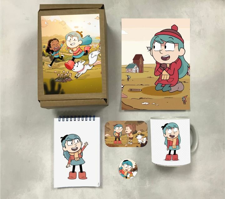 Бокс GOODbrelok принт "Хильда, Hilda" - 0001