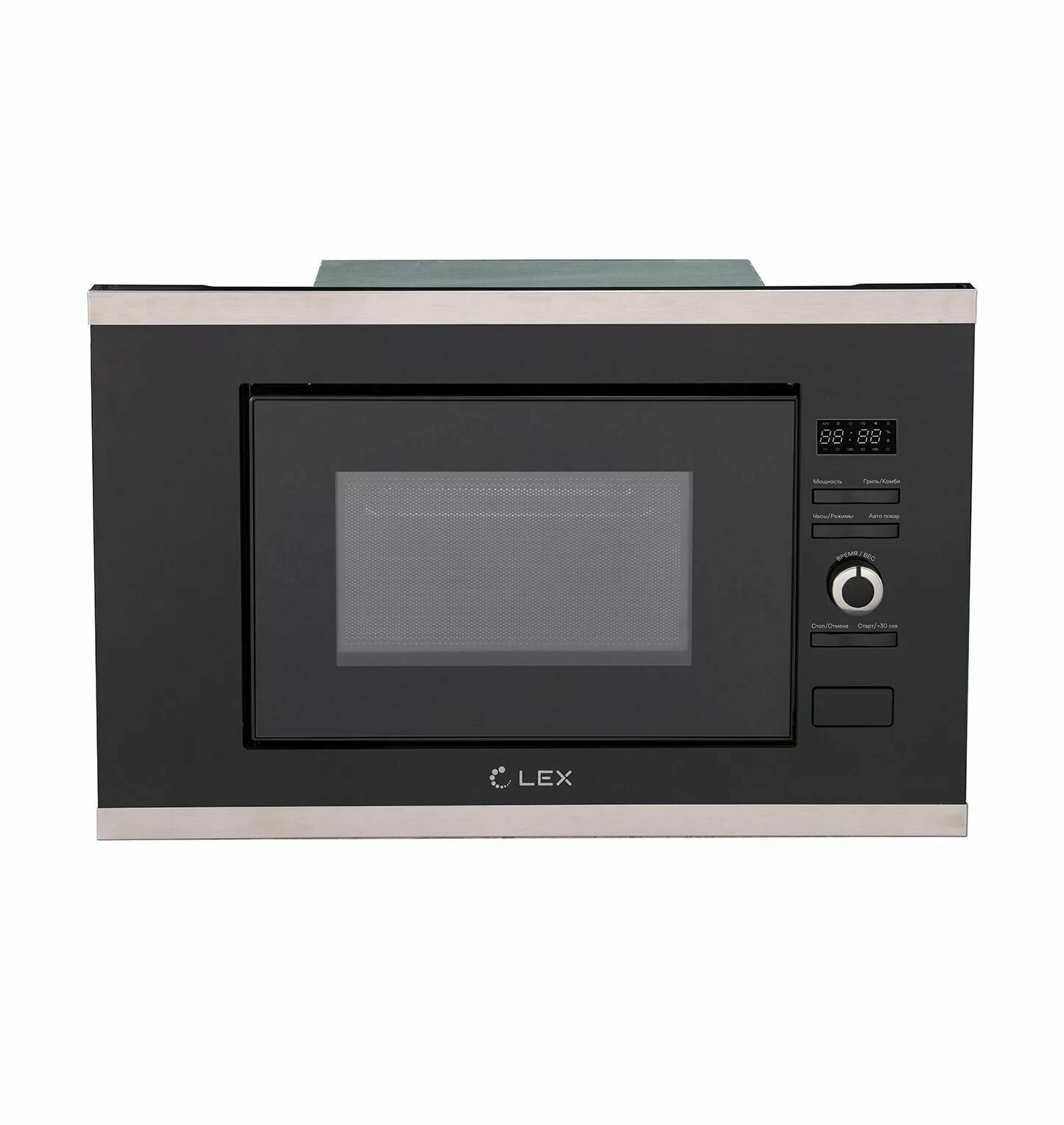 Микроволновая печь Lex BIMO 20.03 INOX встраиваемая, объем 20л, максимальная мощность 1200 Вт, с грилем