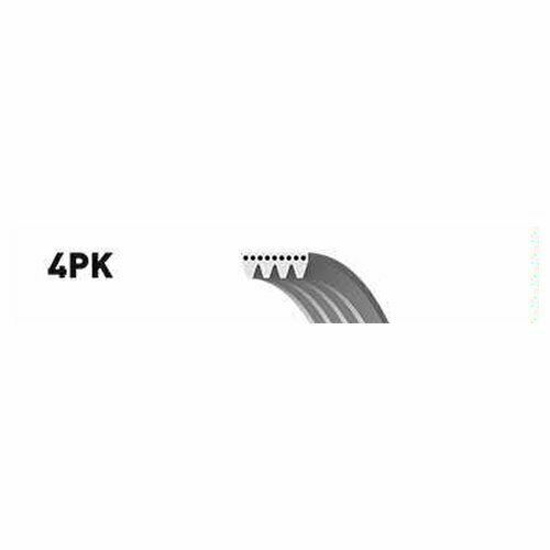 Ремень поликлиновой Gates 4PK868 для Citroen JUMPER (1994-2002), FORD ASIA / OCEANIA TELSTAR (1982-1987), Geo Prizm (1992-1997)