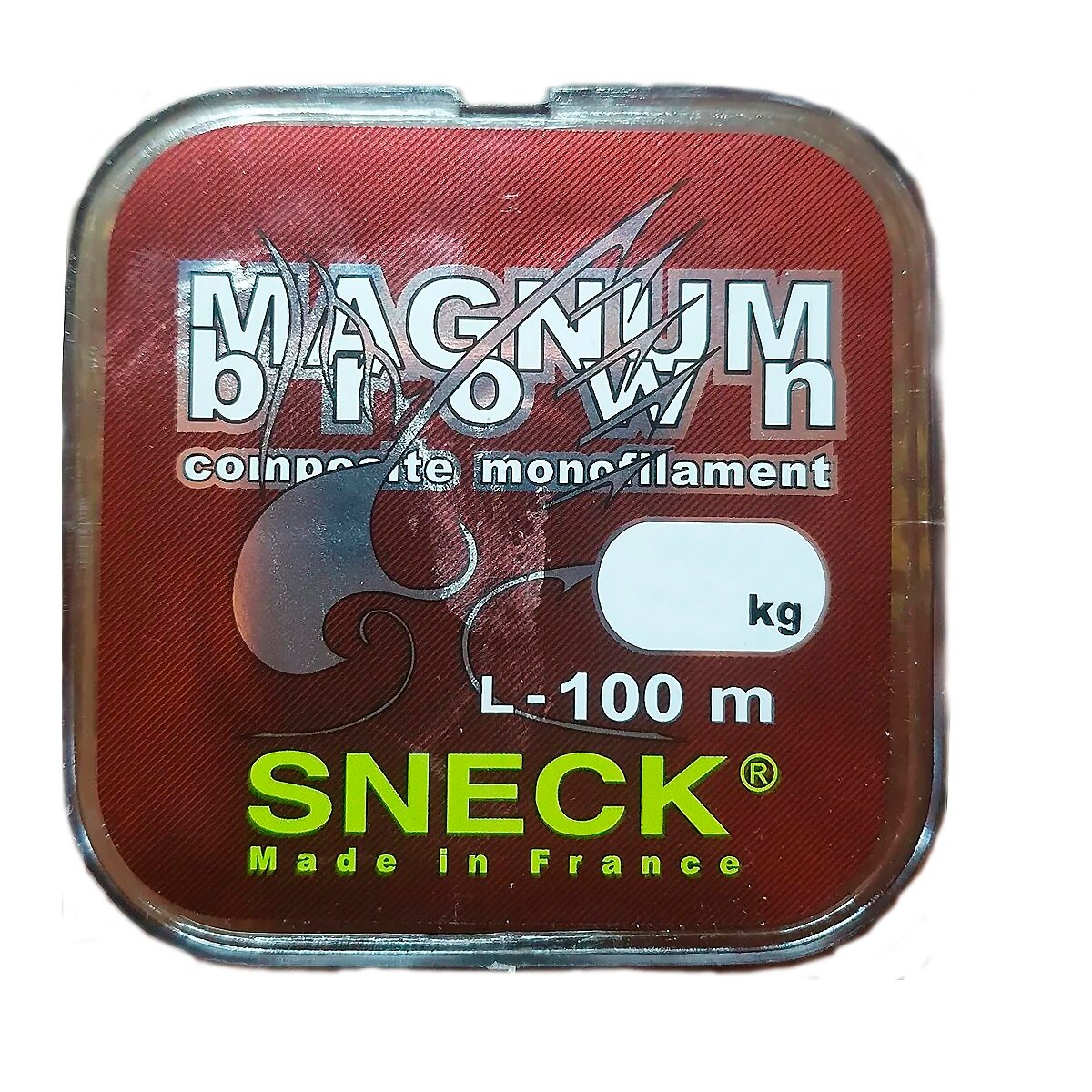 Леска монофильная Sneck Magnum Brown d-0,40, 100m, 1 штука