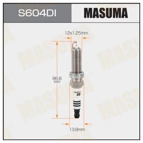 Свеча зажигания DOUBLE IRIDIUM MASUMA S604DI