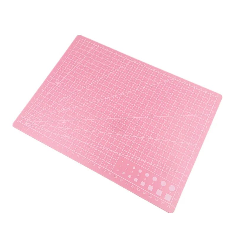 Многофункциональный коврик для резки A3/A4/A5 Розовый, A5 21X14.5cm, Pink