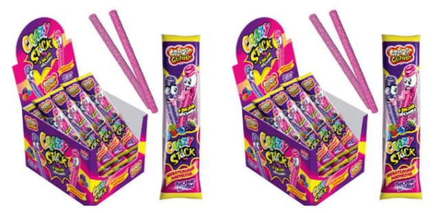 Мармелад Канди Клаб Crazy Gummy Crazy STICK Лесная ягода, 20 гр, 24 шт, 2 уп