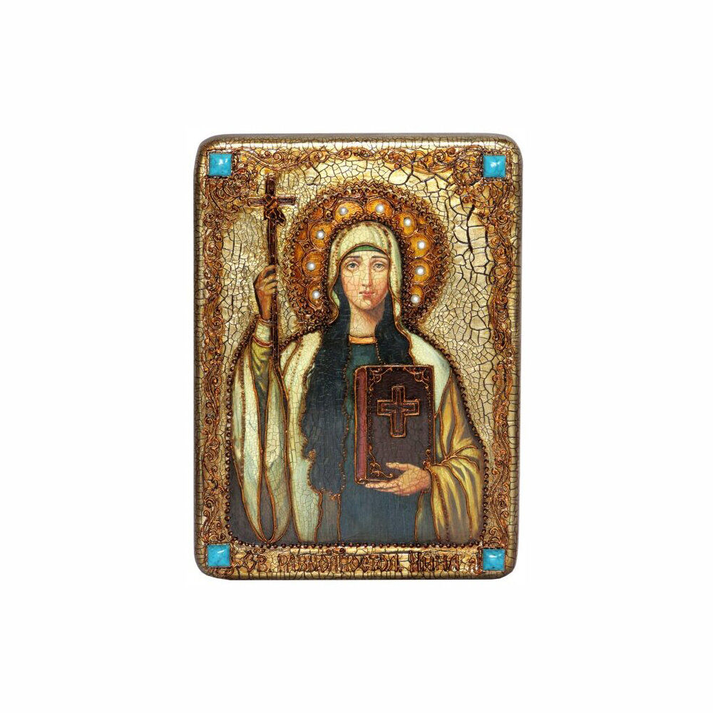 Икона аналойная Святая Равноапостольная Нина, просветительница Грузии 21*29 см 999-RTI-668m