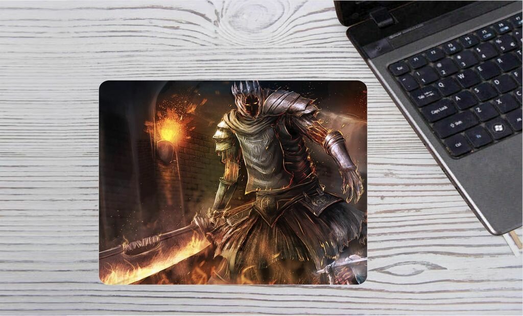 Коврик для мышки игровой 36 на 29 см MIGOM Dark Souls, Дарк Соулс №4