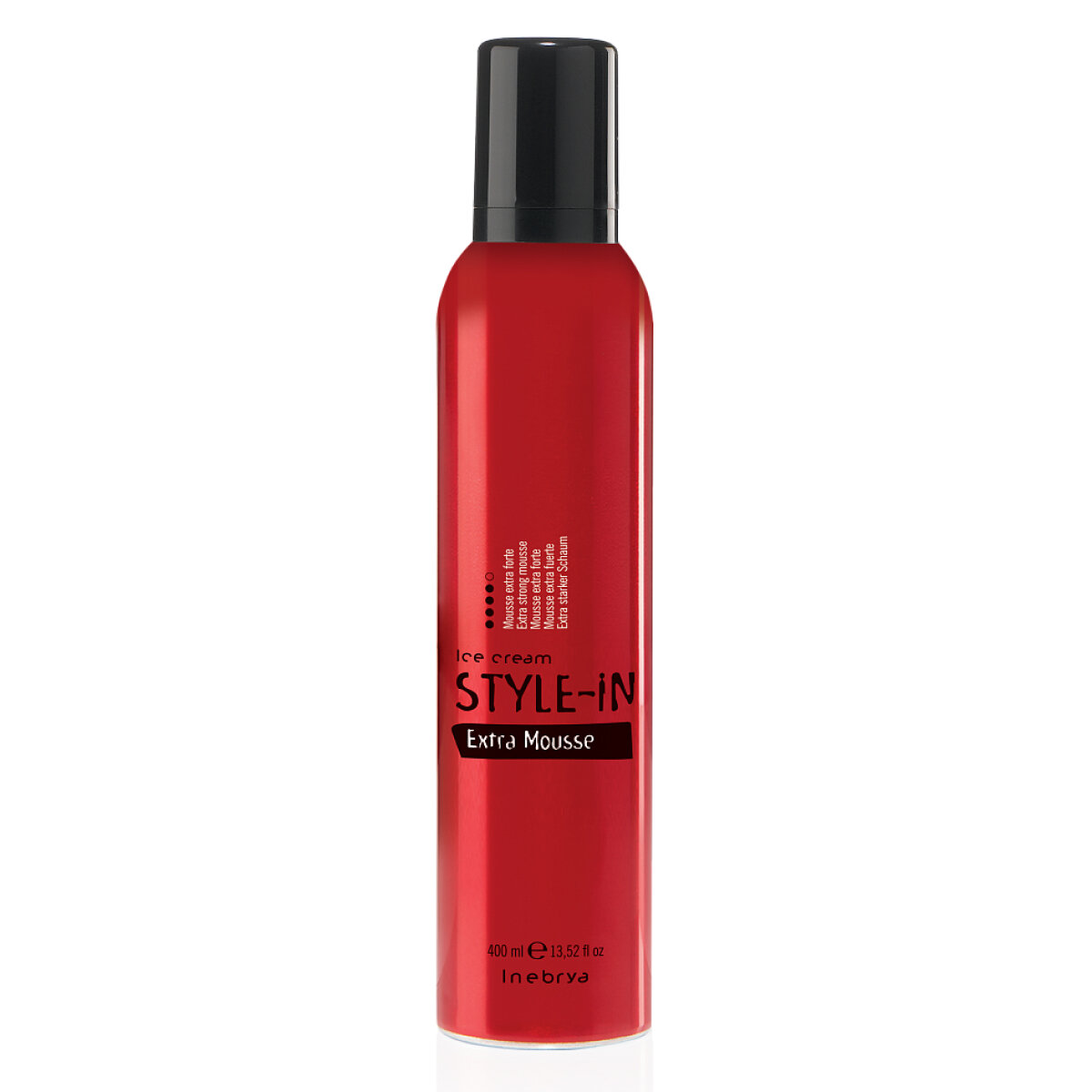 Мусс для укладки волос сильной фиксации Inebrya Style-In Extra Mousse, 400 мл