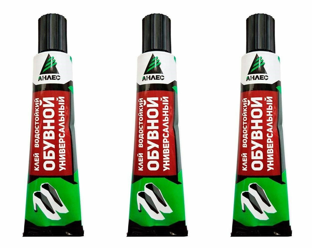 Анлес Клей обувной водостойкий, 40 мл, 3 шт.