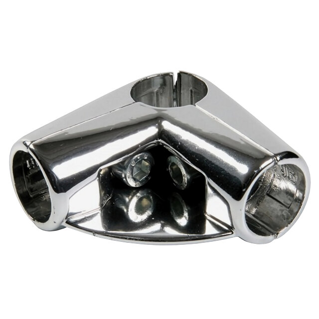 Держатель для трубы 25 мм двойной с 1 полкодержателем, монтаж на стену, точная сборка