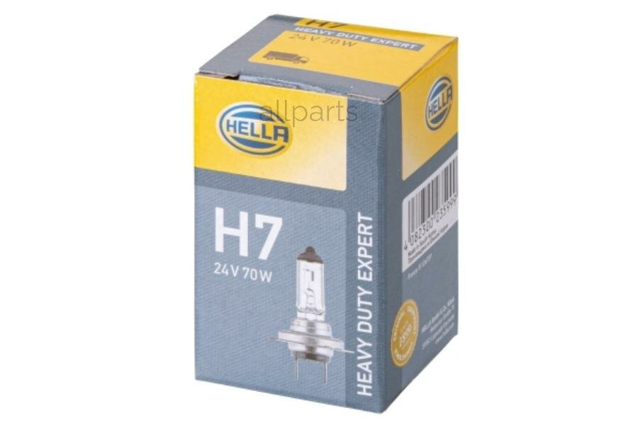 BEHR-HELLA 8GH007157231 лампа! накаливания, H7 24V 70W PX 26d Heavy Duty Expert\