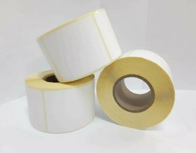 Термоэтикетки самоклеящиеся 58х30 мм (1 рулон)