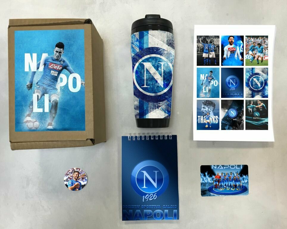 Бокс Наполи, SSC Napoli №7, товары с нашими рандомными картинками
