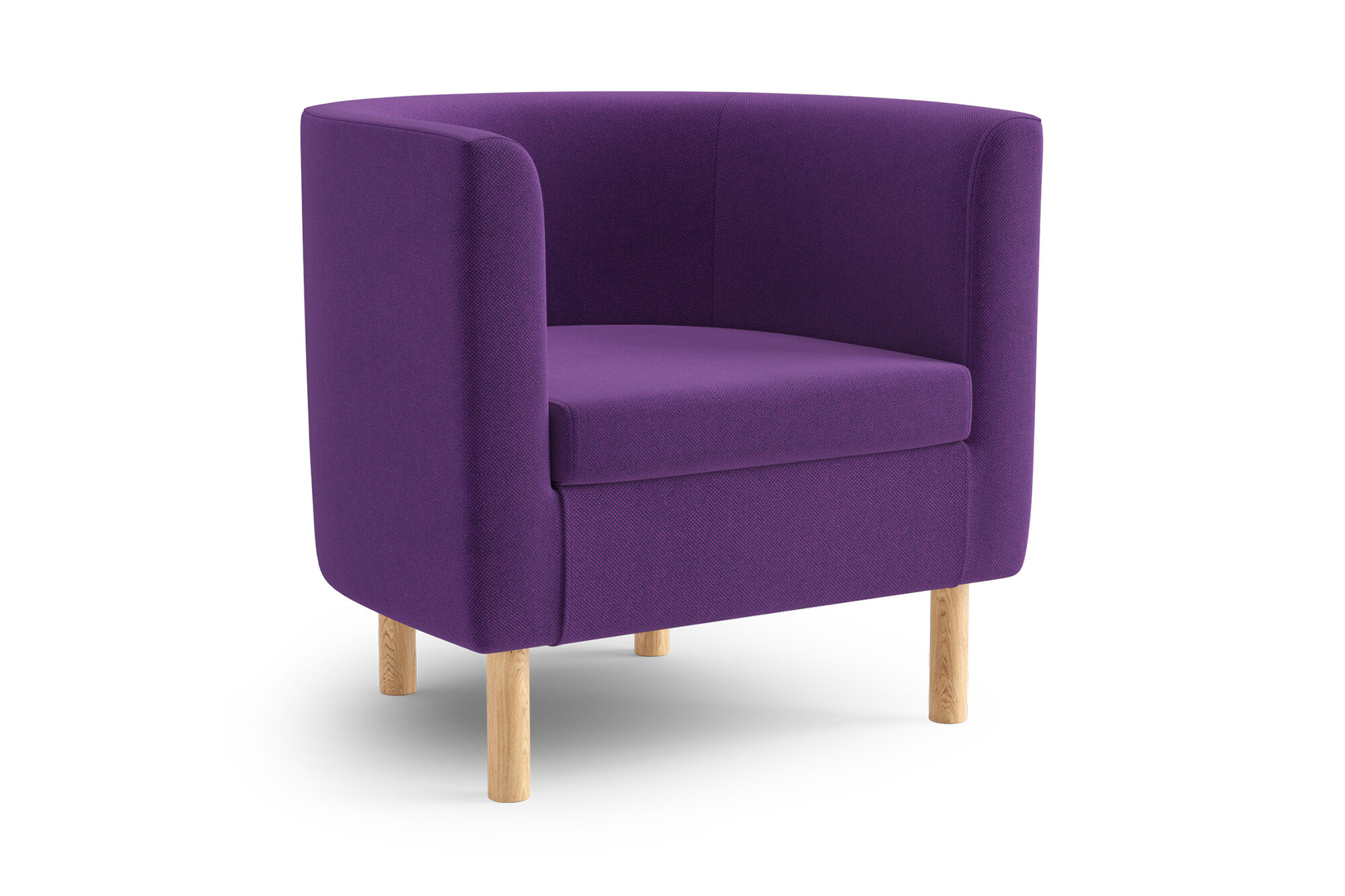 Кресло Нонтон Эккервуд фиолетовое 66x62x62 см