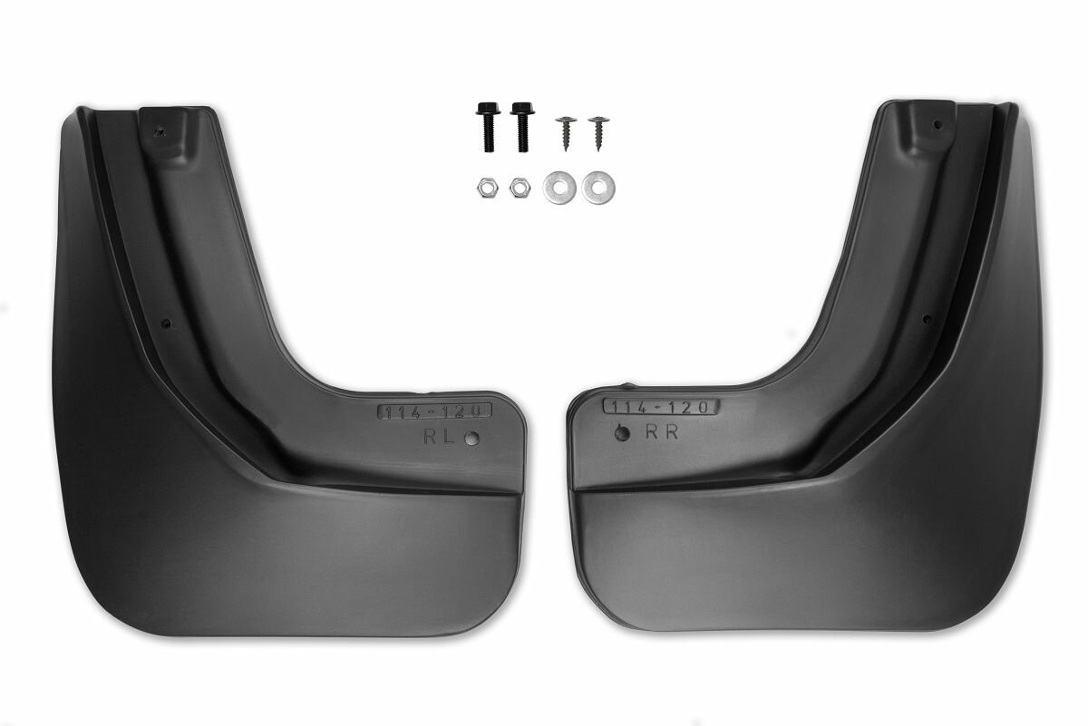 Брызговики Adamauto (оригинальный крепёж), задние на Geely Emgrand X7 1 поколение 2 рестайлинг (2018-)