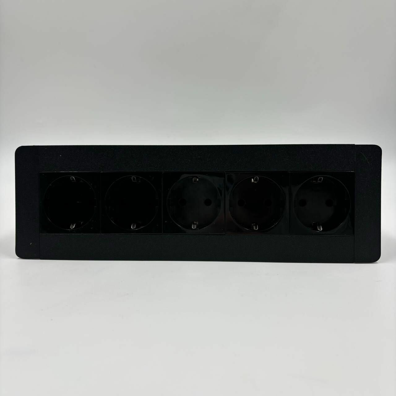 Встраиваемая модульная розетка 5 Евро для столешницы, мебели и офиса, скрытой установки