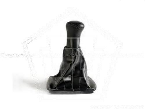 Ручка рычага кпп ваз 2113-15 с рамкой, винил, черный, в блистере (кпп00034)