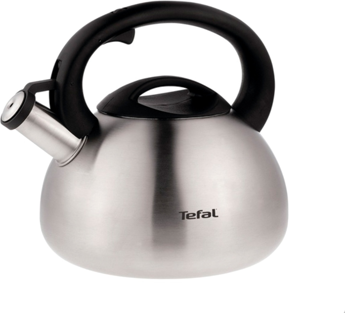Чайник Tefal C7921024, 2.5л, нержавеющая сталь, со свистком, серебристый