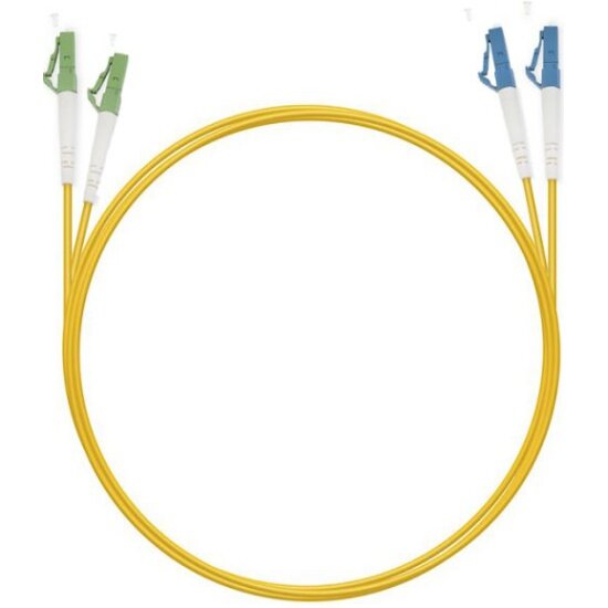 Патч-корд оптический Toplan , дуплексный, LC/APC-LC/UPC, SM 9/125, 0,5 м, LSZH